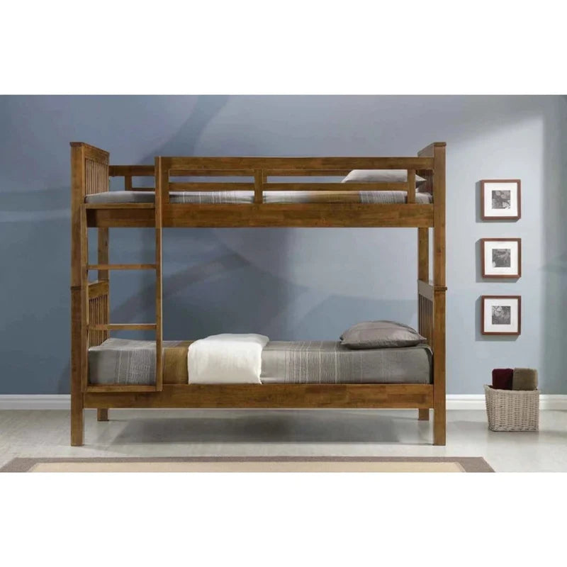 1 Americana Solid Wood Double Decker Super Single Bunk Bed With Pull Homeandbaby sg