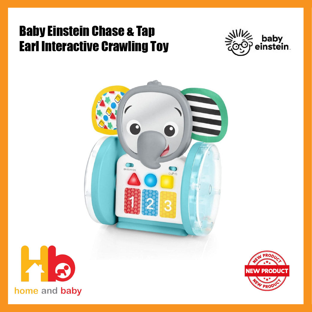 Baby Einstein Chase & Tap Earl Interactive Crawling Toy – Homeandbaby sg